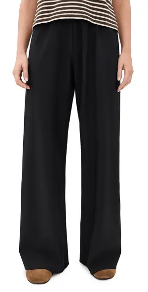 LA LIGNE Tropical Wool Colby Pants - Black