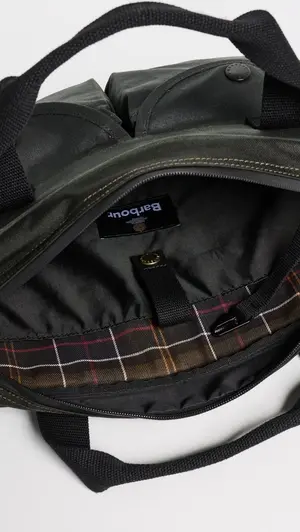 Barbour Field Wax Laptop Bag