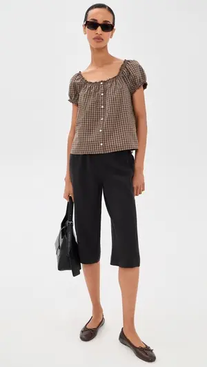With Jéan Arden Capri Pants - Black