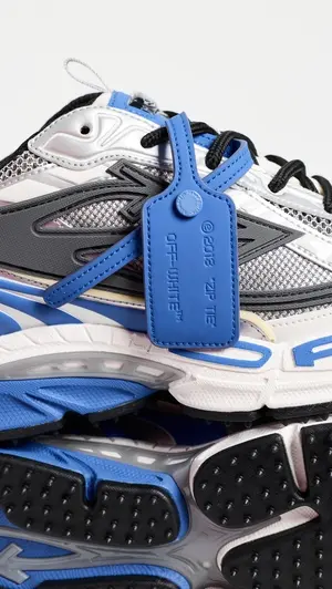 Off-White Be Right Back Sneakers - Gray/blue