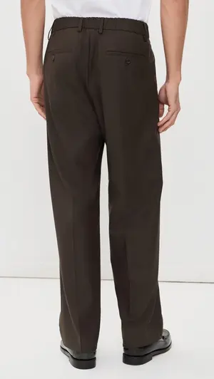 Nn07 Kay Relaxed Pleated Wool Trousers