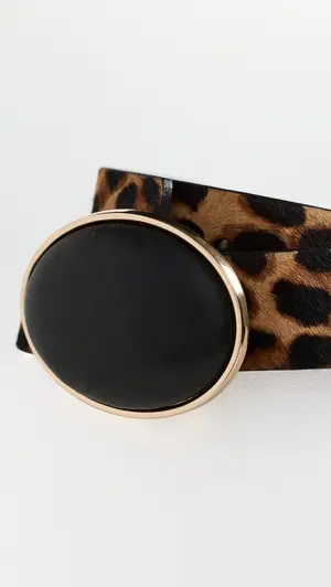 Lele Sadoughi Statement Oval Station Belt