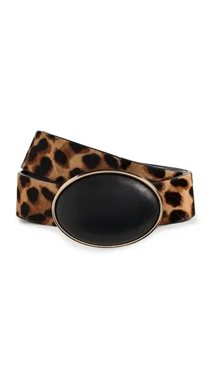 Lele Sadoughi Statement Oval Station Belt