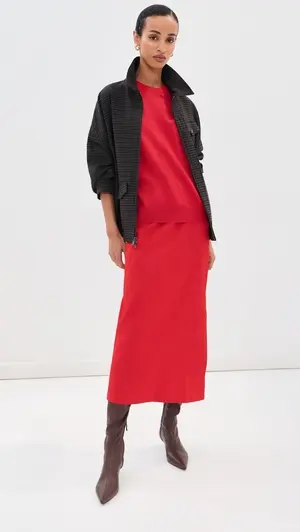 Tibi Cashmere Crew Neck Sweater