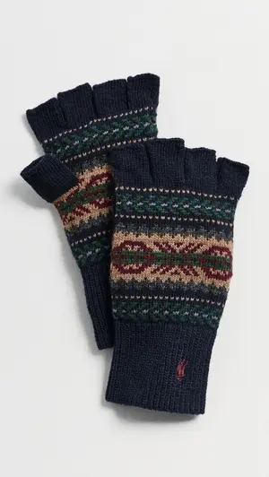 Polo Ralph Lauren Fairisle Fingerless Gloves