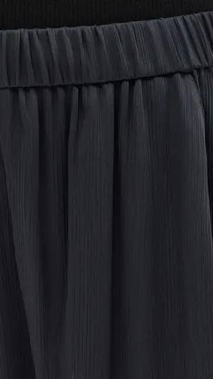 Tibi Matte Satin Plisse Winslow Pants