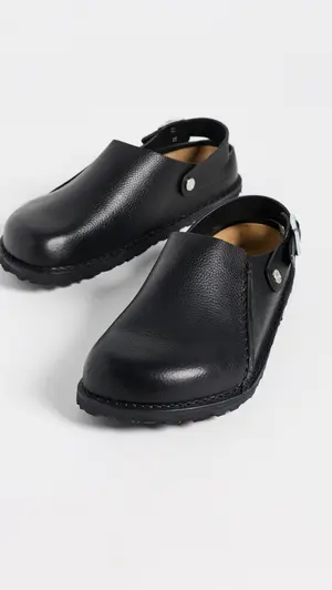 BIRKENSTOCK Lutry 365 Leather Clogs