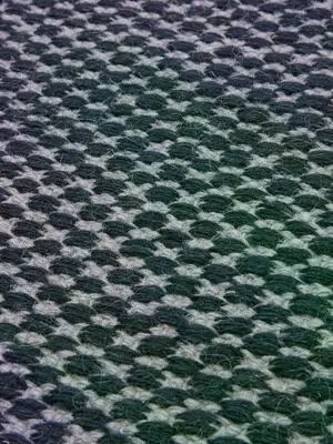 HAY Woven Checkered Rug - Purple