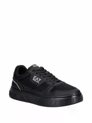 EA7 Logo-print Mesh Sneakers