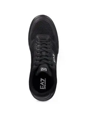 EA7 Logo-print Mesh Sneakers
