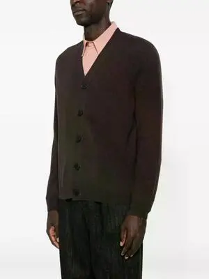 AMARANTO V-neck Button-up Cardigan