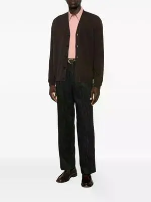 AMARANTO V-neck Button-up Cardigan