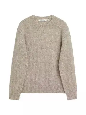 SUNFLOWER Crew-neck Yak Sweater - Neutrals