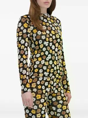 Stine Goya Petal Polka Top - Black
