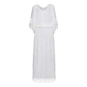 HOUSE OF DHARMA The Day Dreamer Maxi Kaftan - White