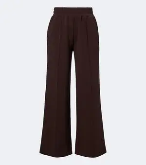 Varley Jersey Wide-leg Pants - Brown