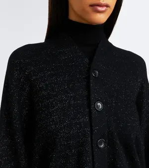 Junya Watanabe Draped Wool And Cotton-blend Cardigan