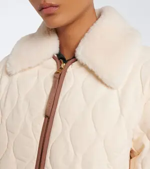 Varley Bartley Quilted Jacket - White