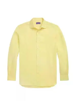 Ralph Lauren Purple Label Long-sleeve Spread-collar Shirt - Yellow