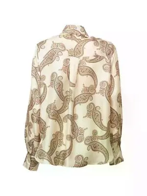 ROBERT FRIEDMAN Paisley-print Pussy-bow Shirt