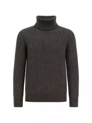 FORTELA Ribbed-knit Roll-neck Sweater - Grey