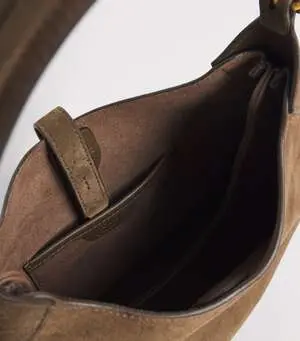 Polo Ralph Lauren Small Suede Polo Id Shoulder Bag