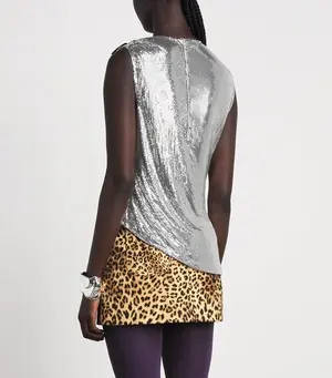Rabanne X Dinh Van Chainmail Sleeveless Top