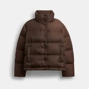 COACH Signature Puffer Maple