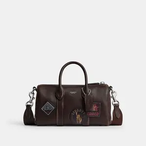 COACH Compass Bag 25 In Loved Leather With Stickers - Maple