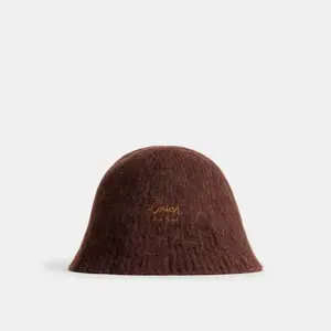 COACH Knit Bucket Hat - Maple