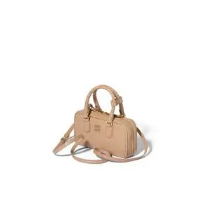 Miu Miu Mini Arcadie Bag In Crocodile Embossed Leather - Cameo