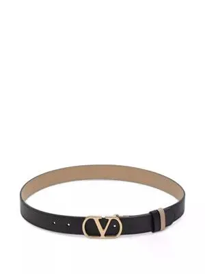 Valentino Garavani Vlogo Reversible Belt - Black