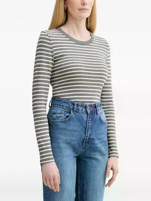 Marc O'polo Striped Long-sleeve T-shirt - Grey