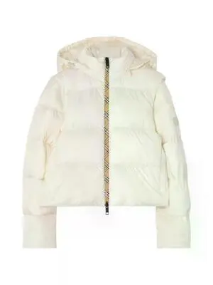 Burberry Detachable Sleeve Nylon Langdale Puffer Jacket - Neutrals