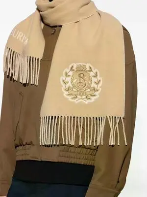 Burberry B Crest Cashmere Scarf