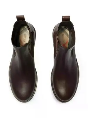 Burberry Leather Pembroke Boots