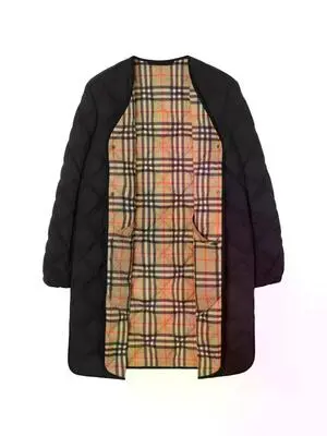 Burberry Ashfields Buttoned Coat - Black