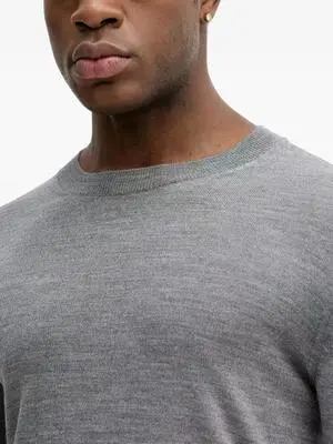 Sisley Crew-neck Fine-knit Sweater