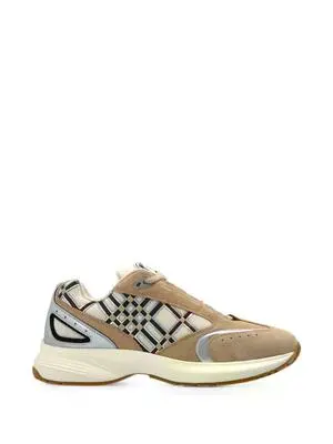 Burberry Nylon, Suede And Leather Eclipse Sneakers - Neutrals