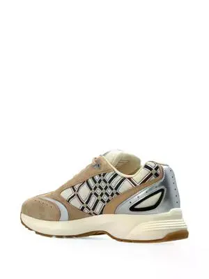 Burberry Nylon, Suede And Leather Eclipse Sneakers