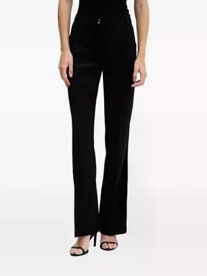 Sisley Pressed-crease Trousers - Black