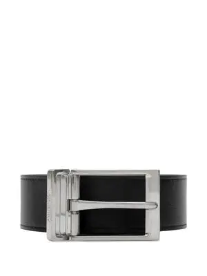 Burberry Reversible Check Belt - Blue