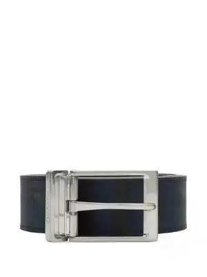 Burberry Reversible Check Belt