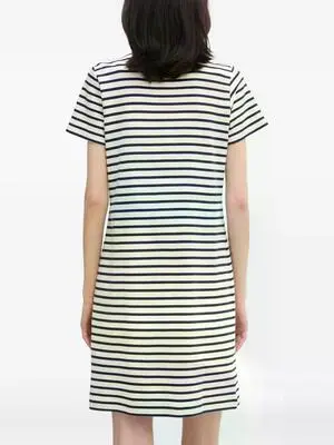 JOOP! Travissa Striped Short-sleeve Mini Polo Dress