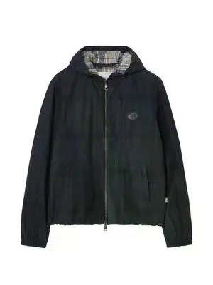 Burberry Check Cotton Hooded Jacket