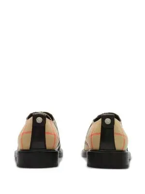 Burberry Check Pembroke Derby Shoes