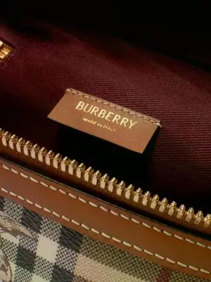 Burberry Mini Check Mates Vanity Bag - Neutrals
