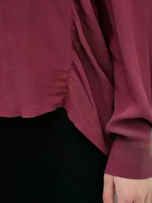Sisley Ruched Buttoned Shirt