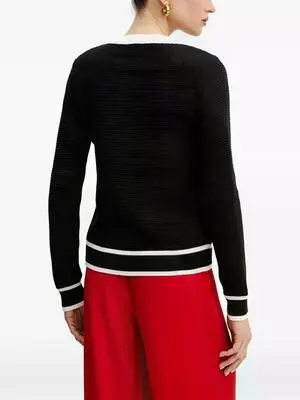 MORGAN Ribbed Button-down Cardigan