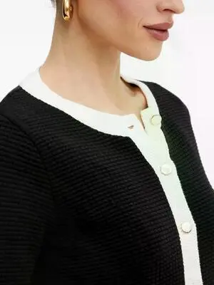 MORGAN Ribbed Button-down Cardigan